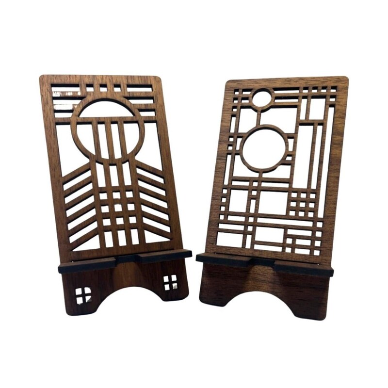 Wood Phone Stand - Etsy