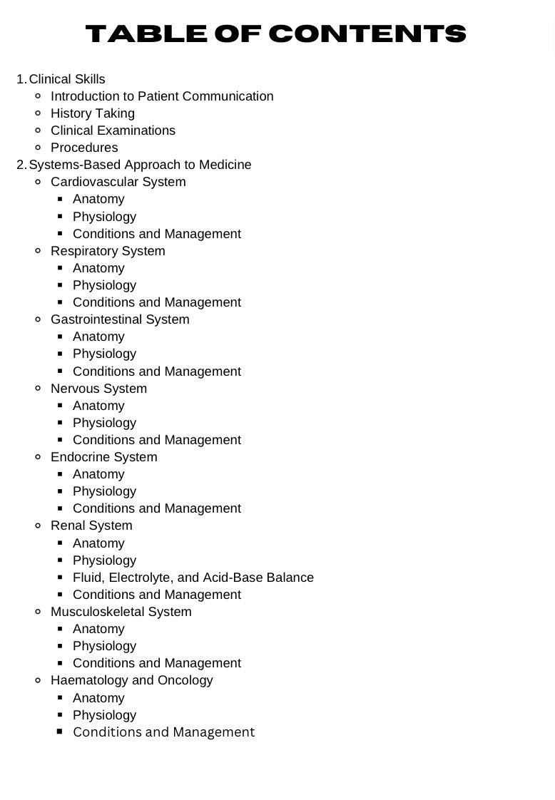 Ultimate Medical School Notebook All Topics the Perfect Digital ...