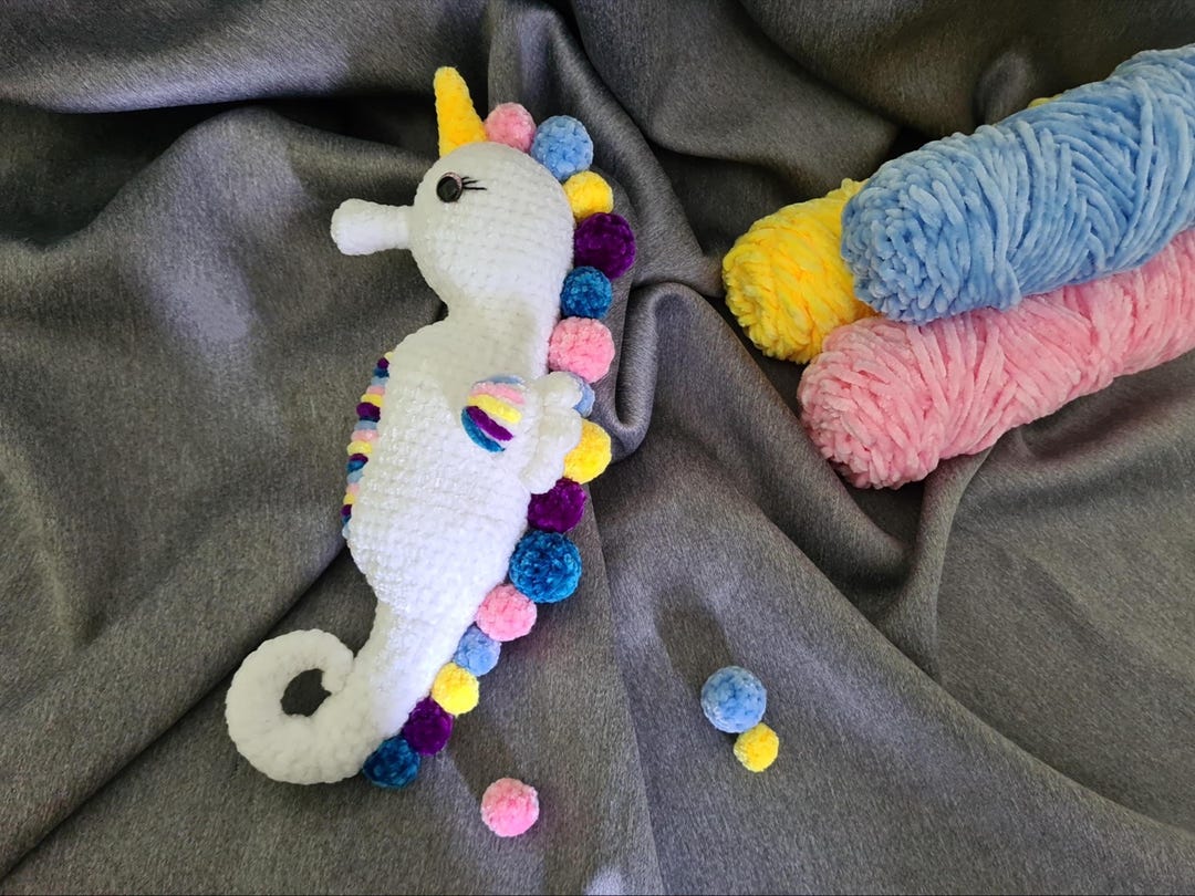 Crochet Pattern 'roly-poly Series', Part 1: the Unicorn - Etsy