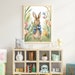 Peter Rabbit Nursery Poster, Watercolor Nursery Decor, Nursery Wall Art ...