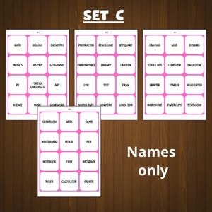 School Memory Game, Printable Game, Back to School Matching Activity ...