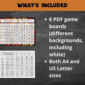 Fall Icebreaker Game | Autumn Conversation Starter (PDF) - Etsy