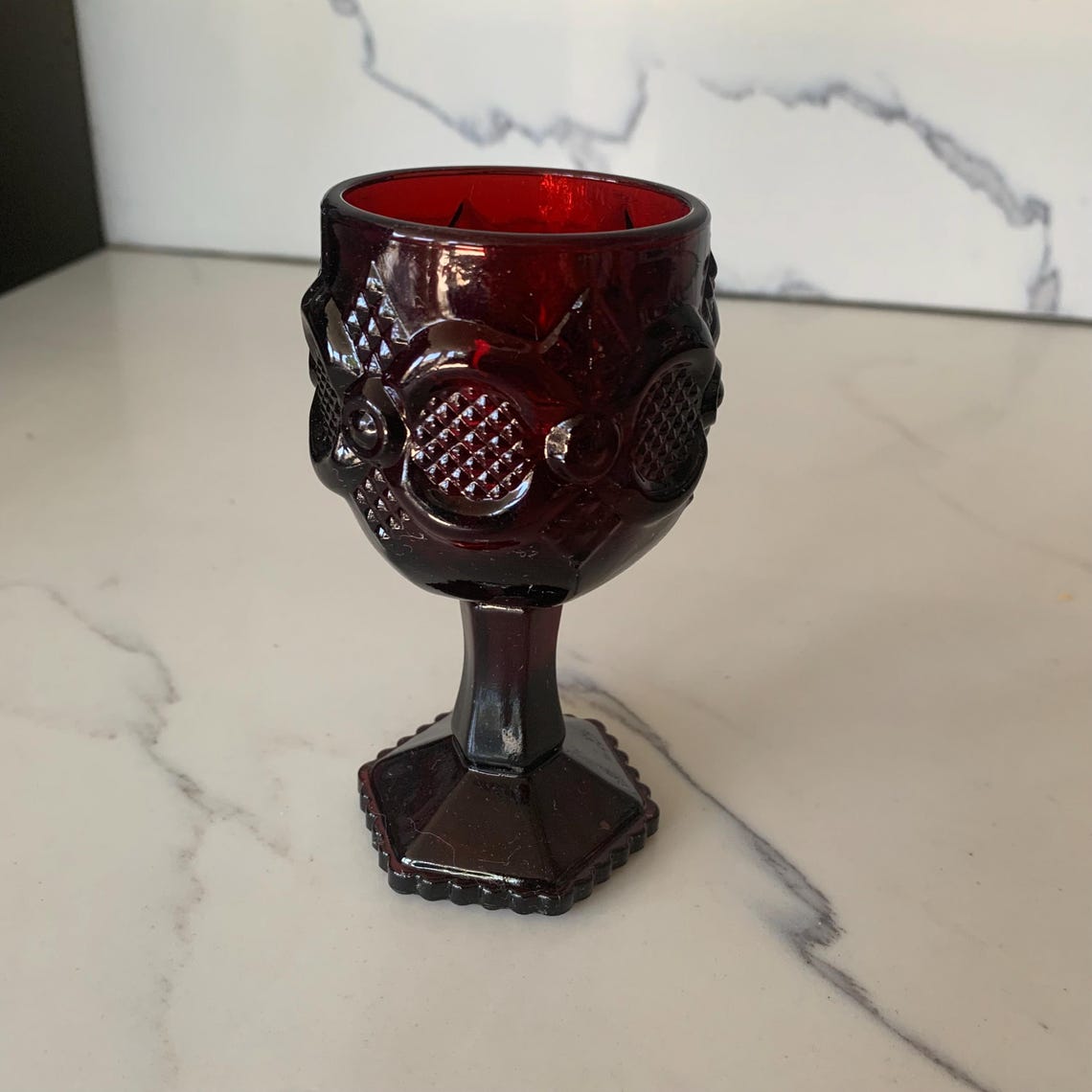 Vintage Avon 1973 New in Boxes Ruby Red 1876 Cape Cod Dinnerware Set - Etsy