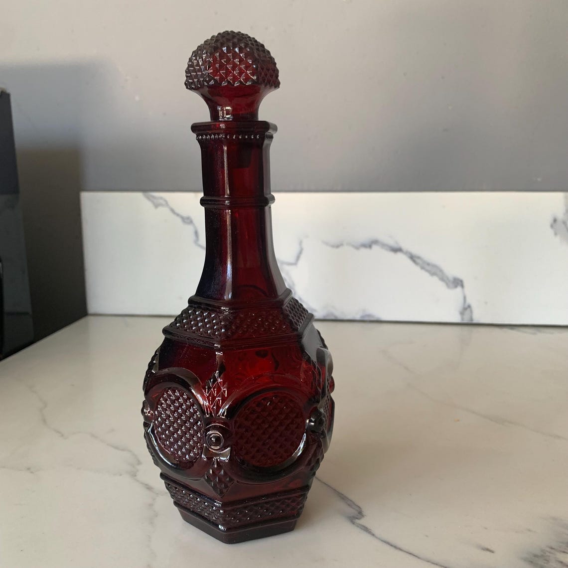 Vintage Avon 1973 New in Boxes Ruby Red 1876 Cape Cod Dinnerware Set - Etsy