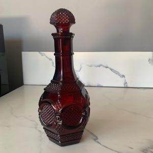 Vintage Avon 1973 New in Boxes Ruby Red 1876 Cape Cod Dinnerware Set - Etsy