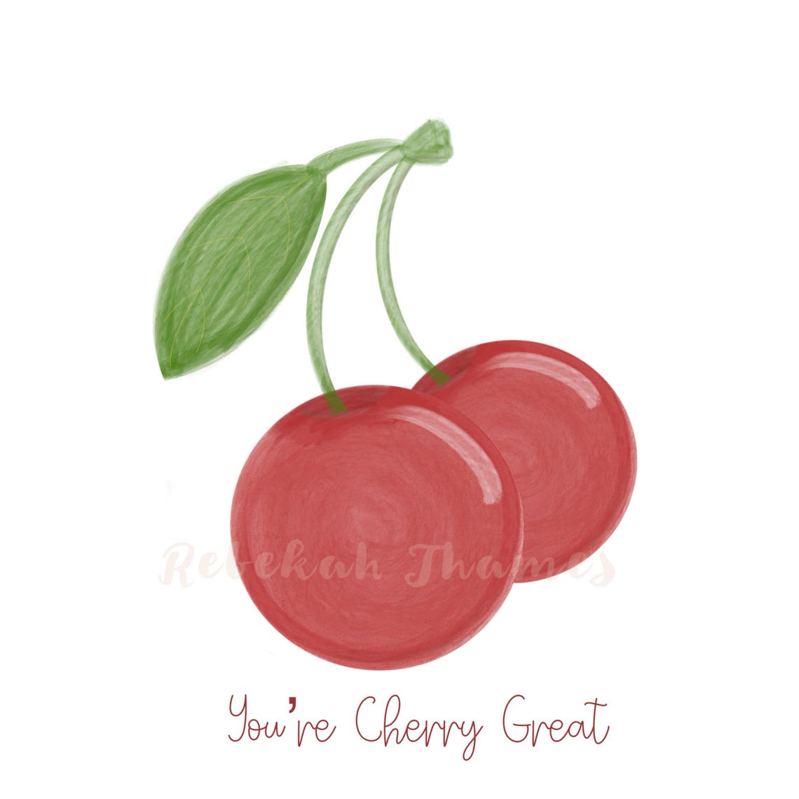 Cherry Quote Digital Colored PNG Files - Etsy