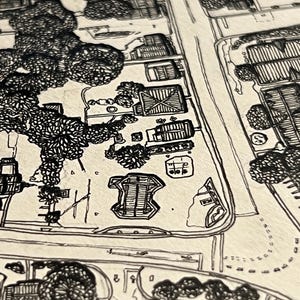 Map of the Five Corners of Hackettstown New Jersey - Etsy