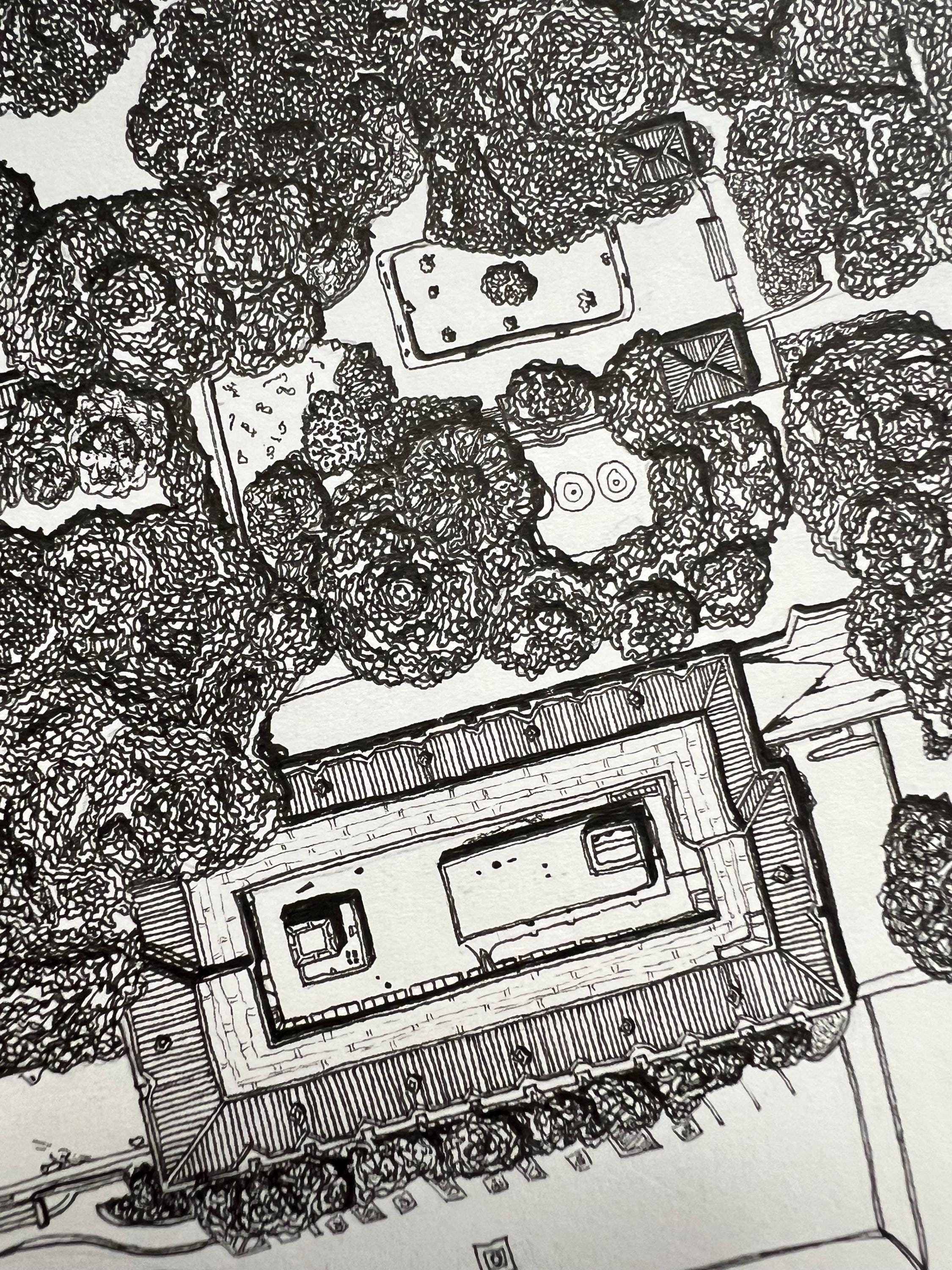 Map of Winterthur Museum Delaware - Etsy