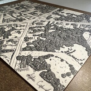 Map of the Five Corners of Hackettstown New Jersey - Etsy