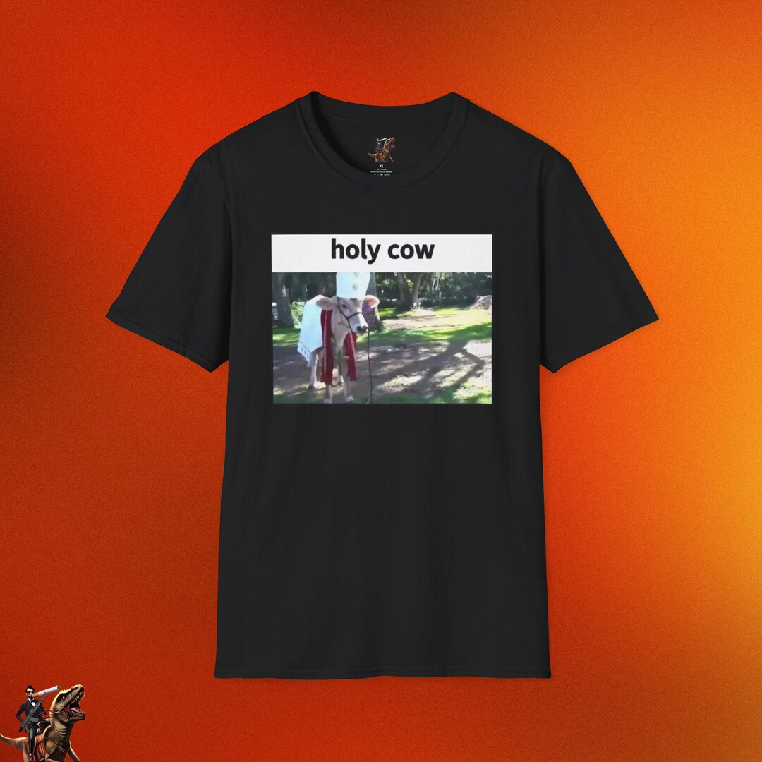 Holy Cow, Funny, Meme Christian T-shirt - Etsy