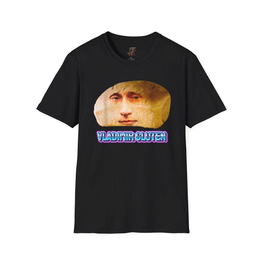 Vladimir Gluten Meme Shirt, Cursed Celebs, Oddly Specific Humor - Etsy