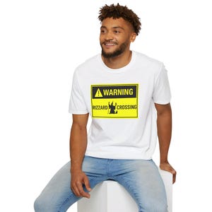 WARNING!!! Rizzard Crossing, Funny, Meme, Goofy Ahh T Shirt - Etsy