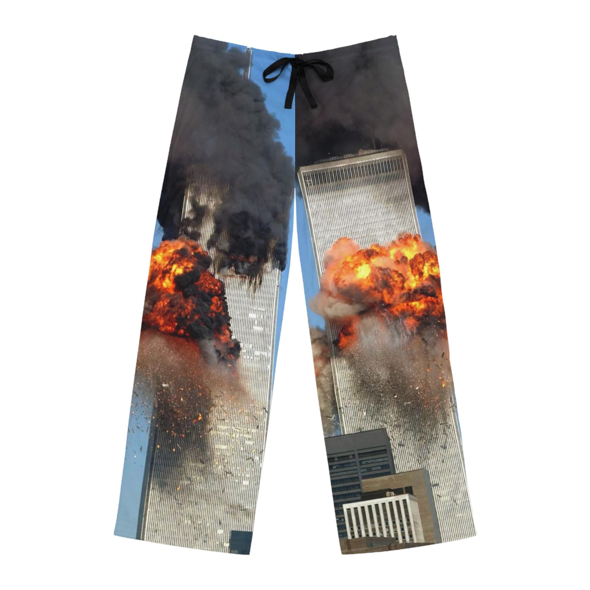 9/11 Meme Full Pajama Pants, Funny Pants - Etsy