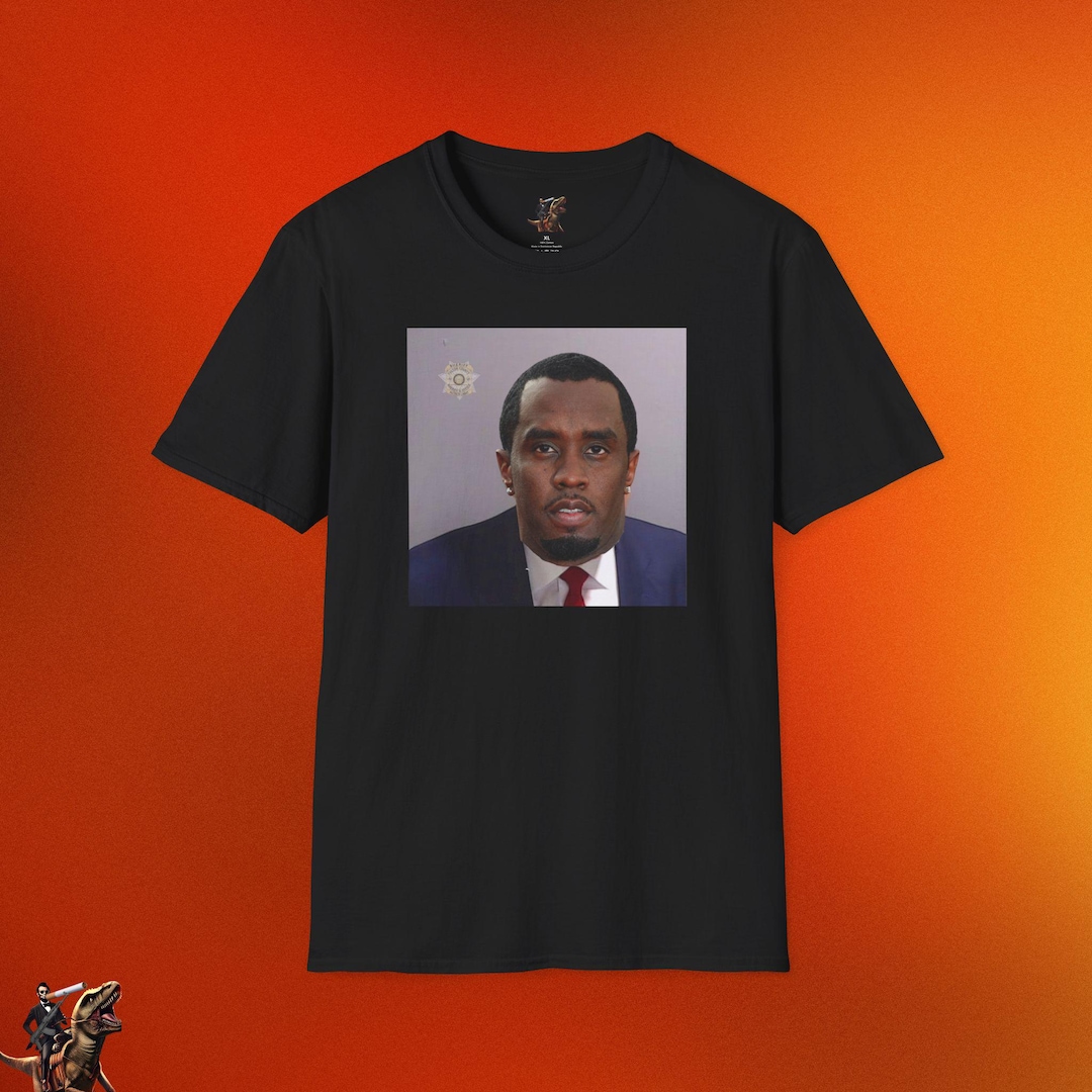 P Diddy Mugshot, Trump Mugshot Shirt - Etsy