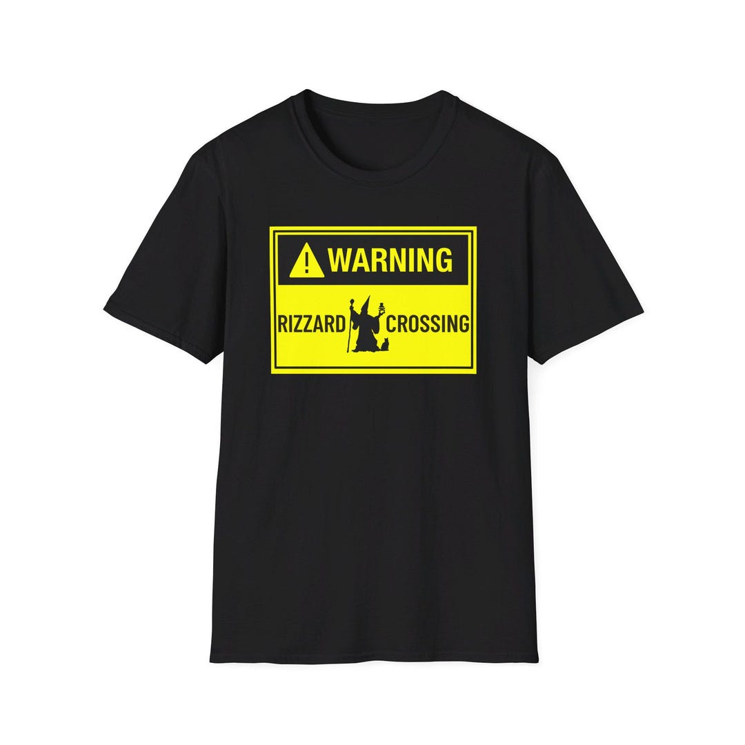 WARNING!!! Rizzard Crossing, Funny, Meme, Goofy Ahh T Shirt - Etsy