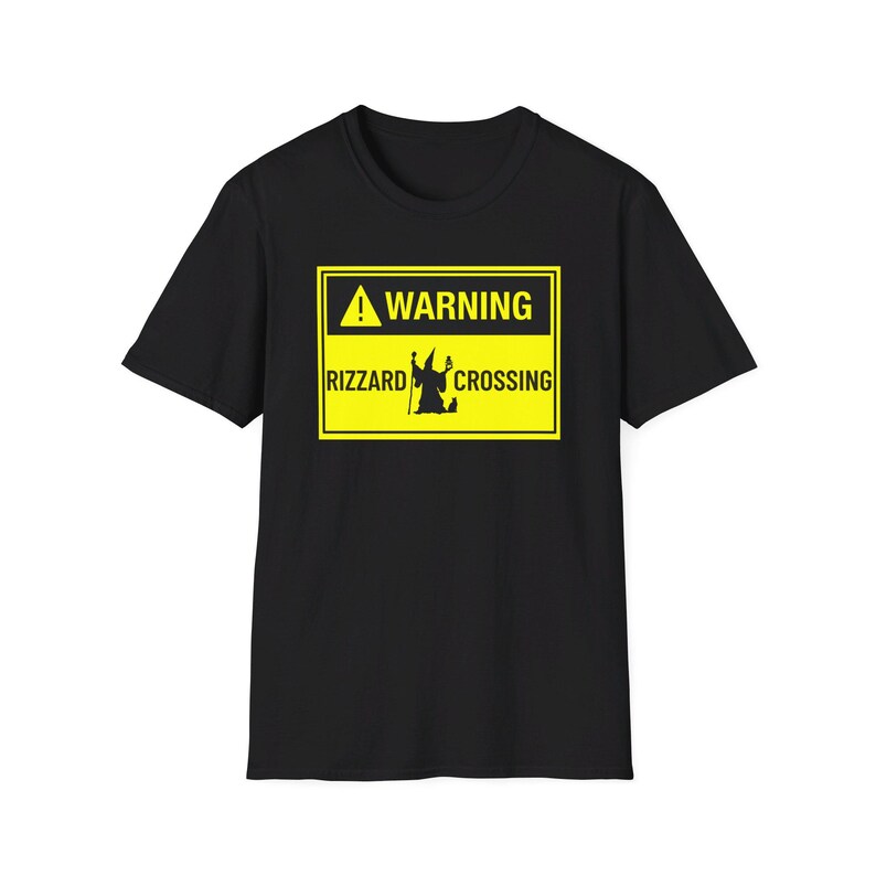 WARNING!!! Rizzard Crossing, Funny, Meme, Goofy Ahh T Shirt - Etsy