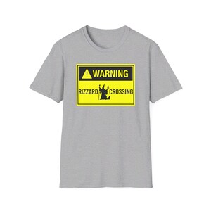 WARNING!!! Rizzard Crossing, Funny, Meme, Goofy Ahh T Shirt - Etsy
