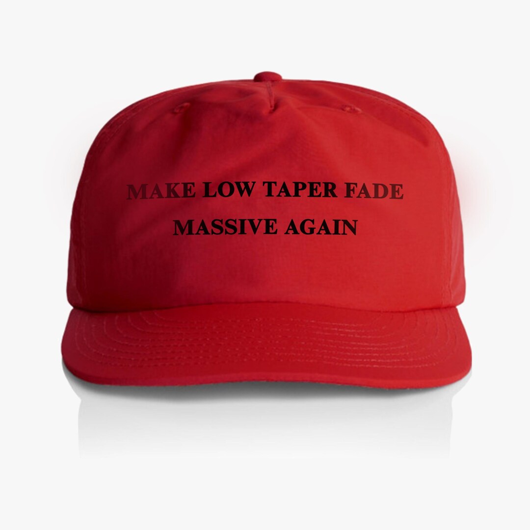 Low Taper Fade Meme Hat, Recycled Nylon Snapback - Etsy UK