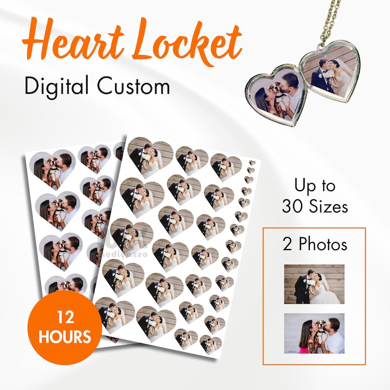Heart Locket With A - Etsy
