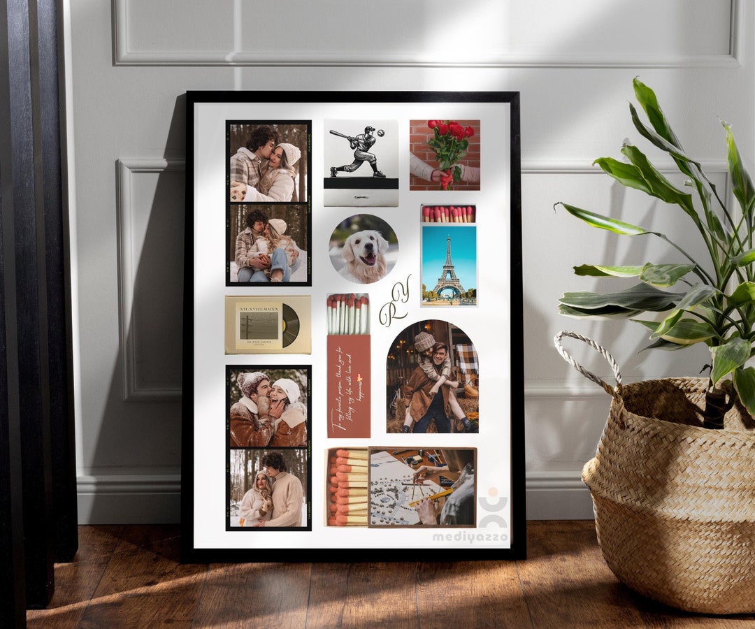Personalized Matchbook Art Template Matchbook Digital Print DIY Custom ...