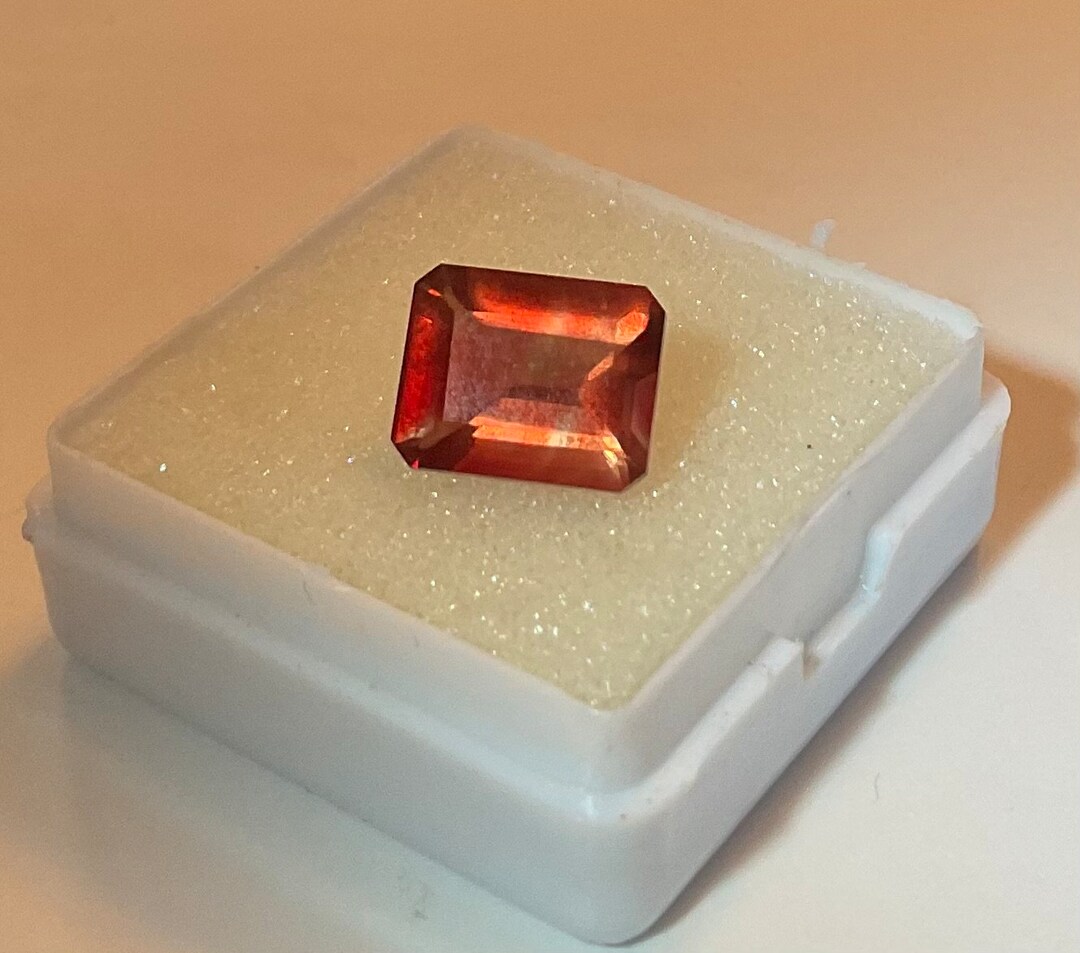 2.65 Ct Red and Light Orange Andesine Crystal Rare Colombia. - Etsy