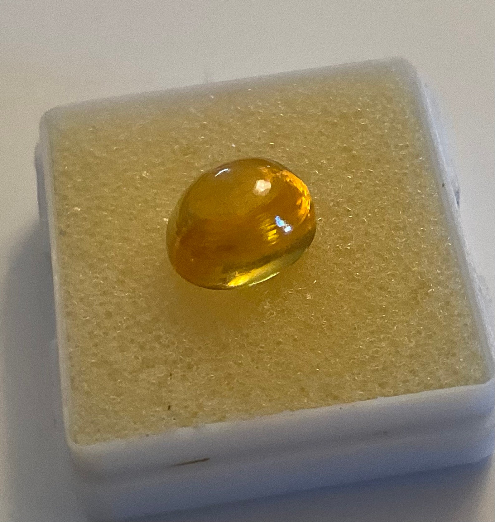 Ceylon Yellow Cabochon Sapphire 9.25 Ct Size 9 Mm X 11 Mm X 6 Mm - Etsy