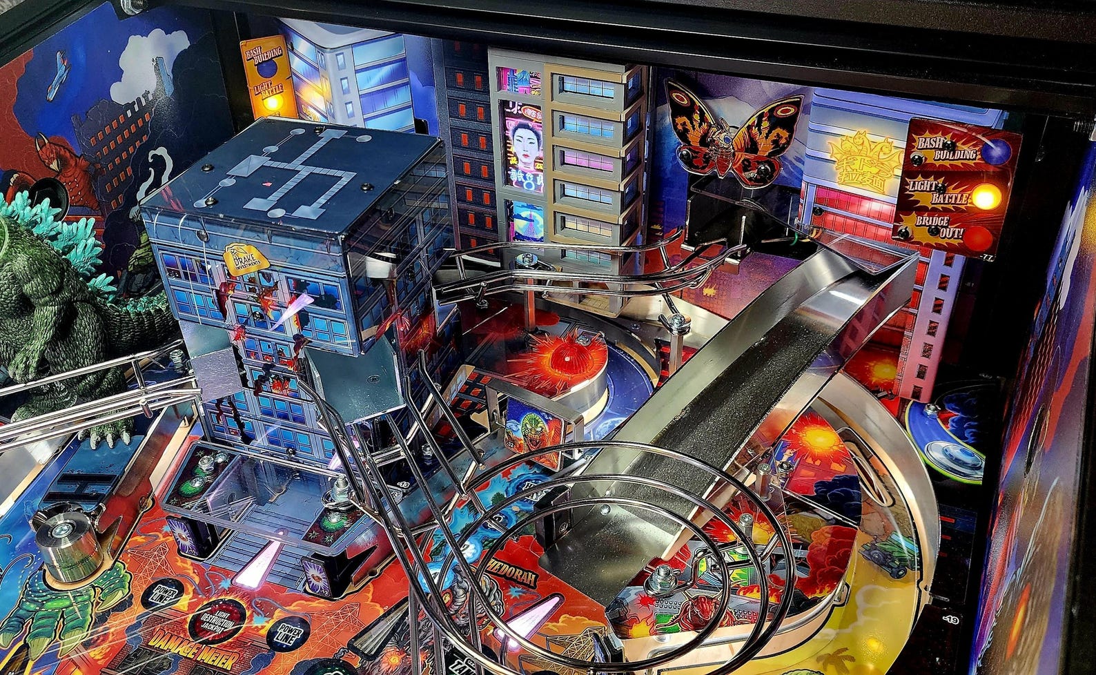 Stern Godzilla Add A Building Pro Pinball Mod by Chainsawmods - Etsy