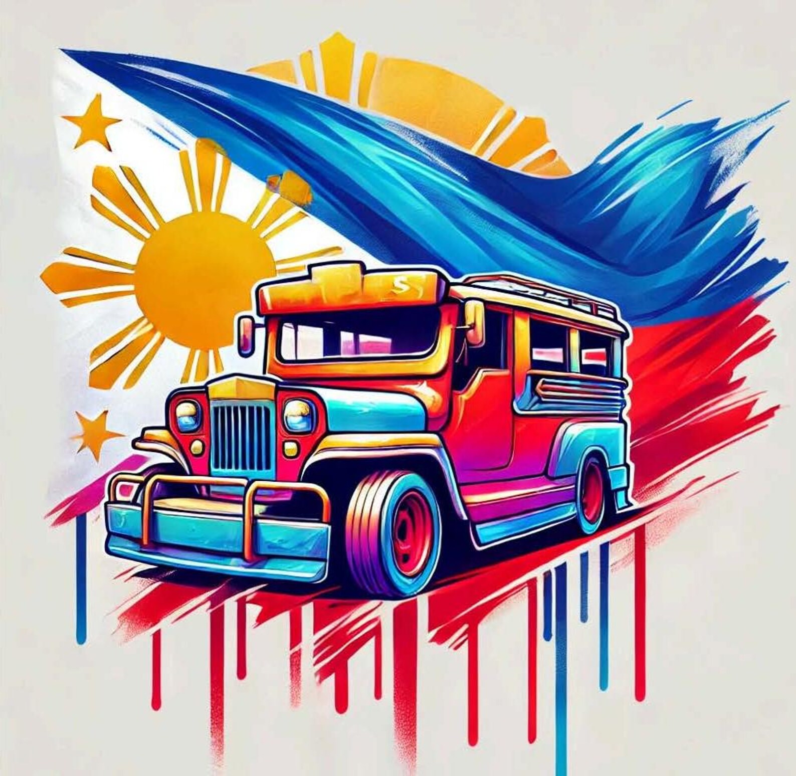Vertical Poster, Philippine Jeepney, Filipino Jeepney, Pinoy Art ...