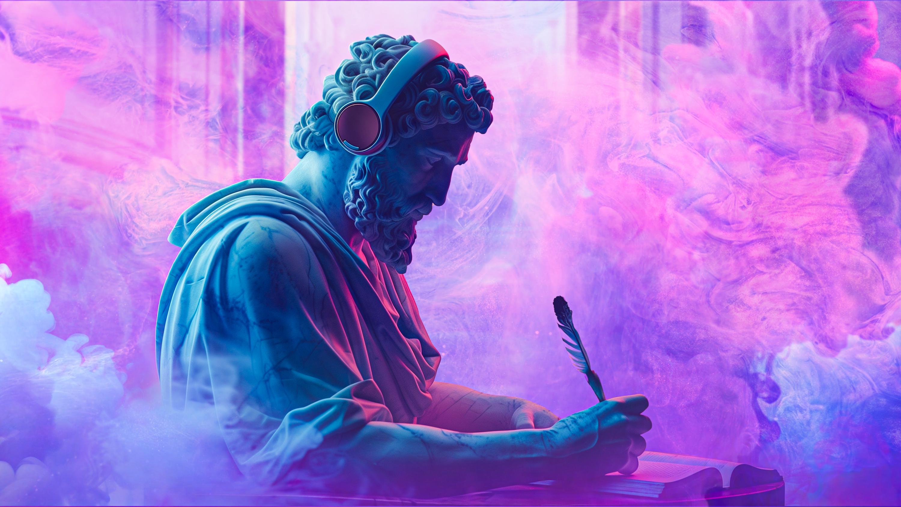Marcus Aurelius | Digital Artwork | 4K Wallpaper | "meditations" Album ...