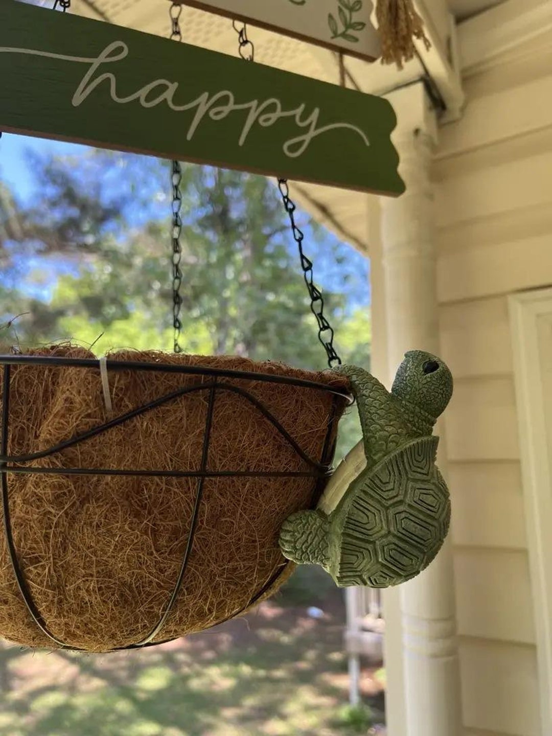 Turtle Pot Hugger Unique Resin Art Decor for Home and Office Perfect ...