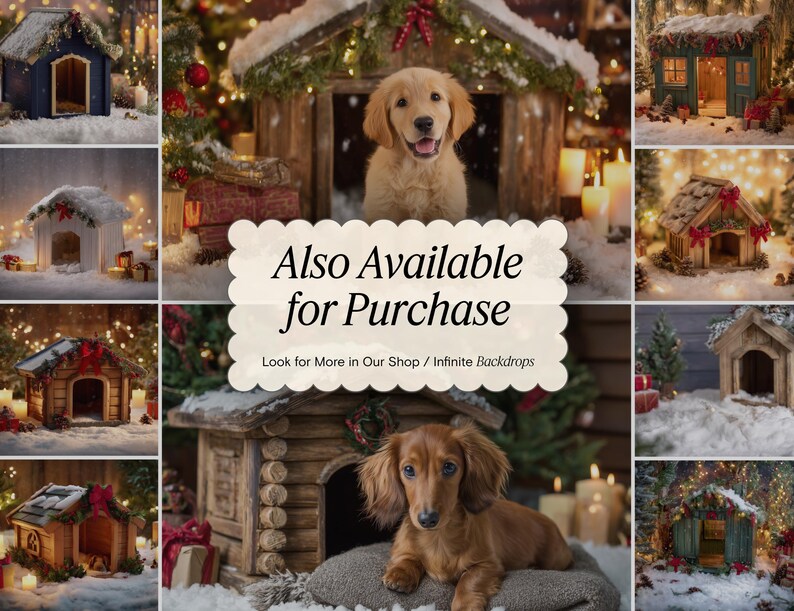 Magical Сhristmas Sleigh Digital Backdrop, Pet Photography Background ...