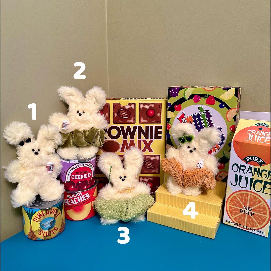 Adopt Me Handmade Fuzzy Keychain – Bear, Doggie, Bunny Handcrafted ...