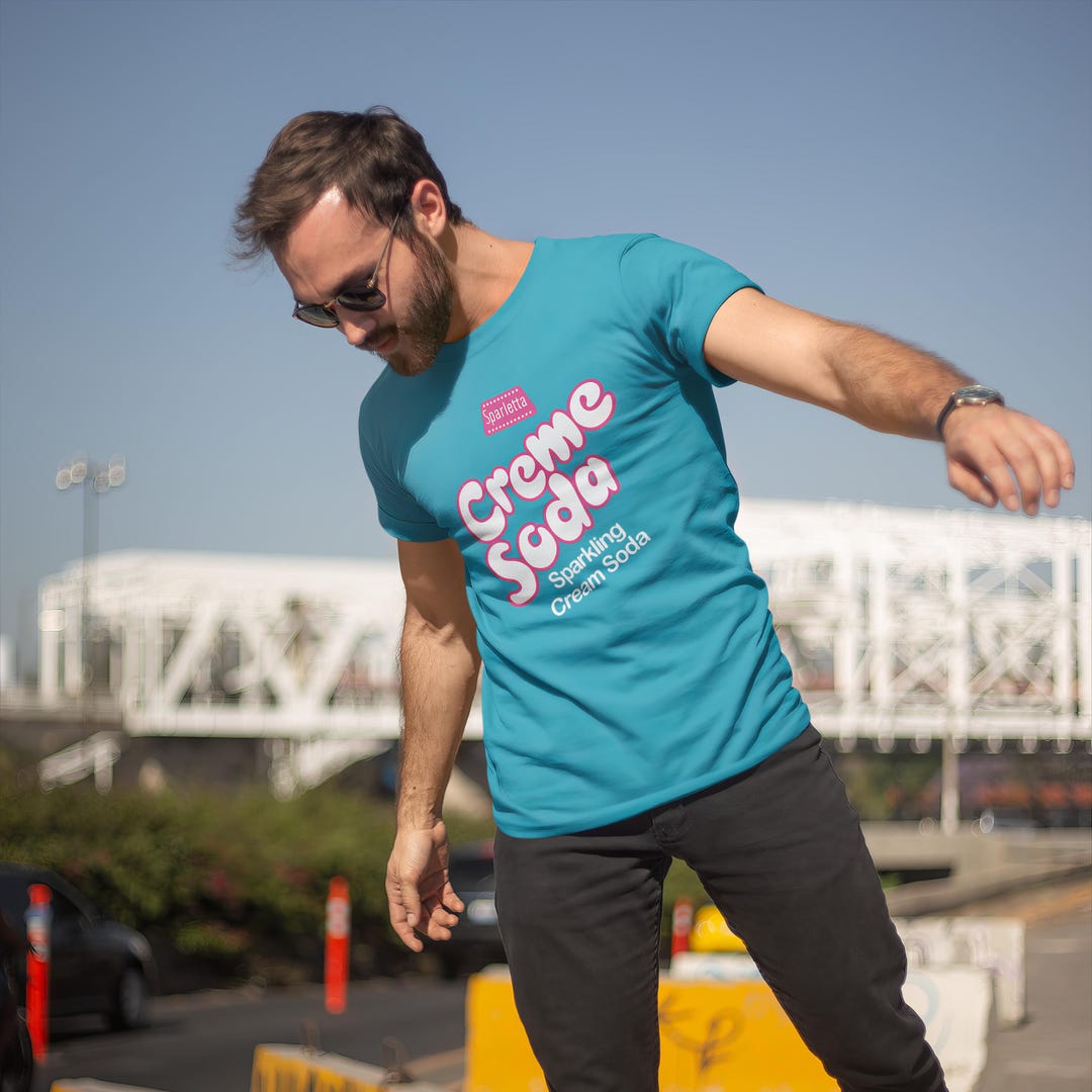 Sparletta Creme Soda Logo Graphic T-shirt | South African Soft Drink ...