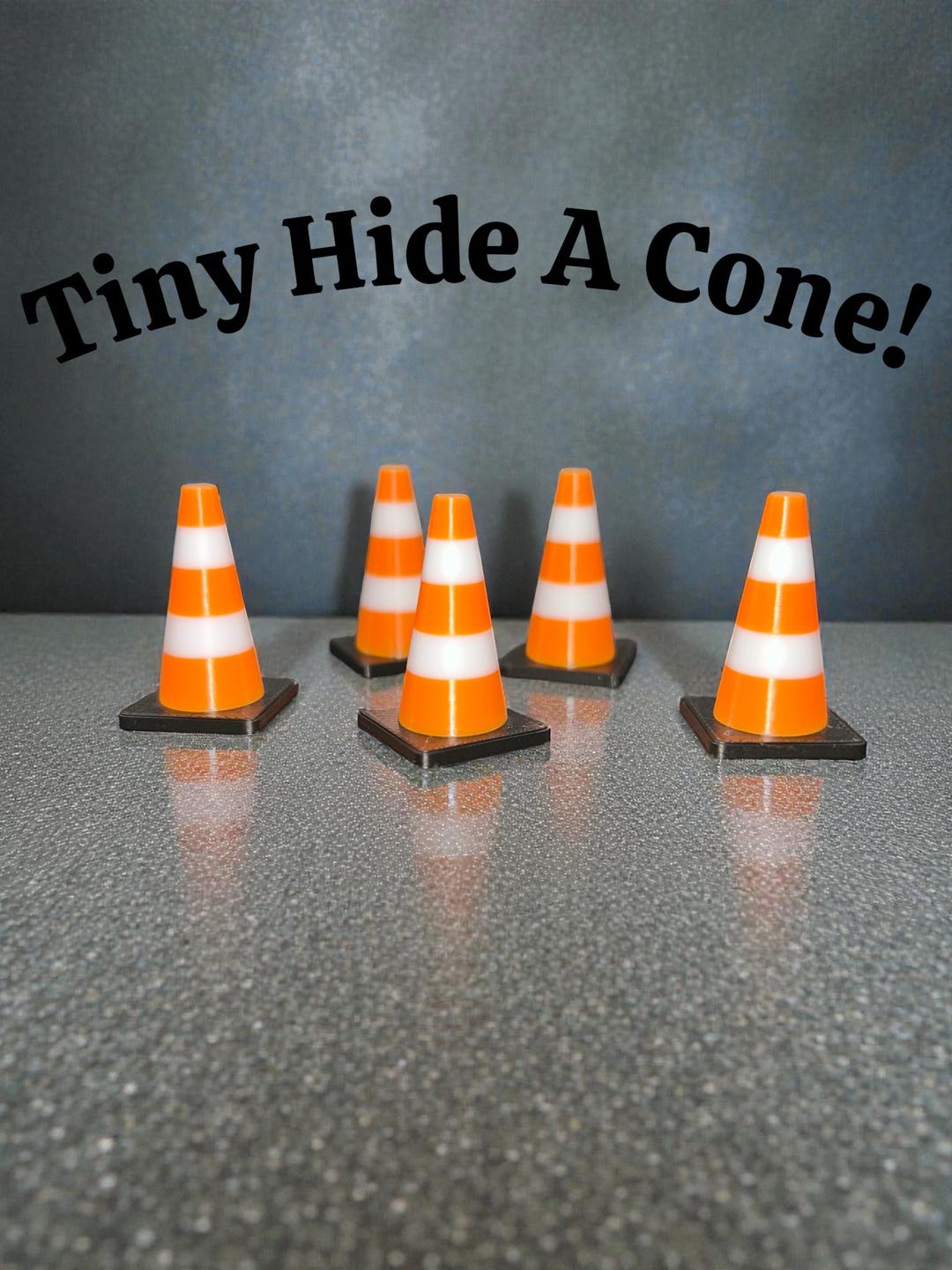 Tiny Traffic Cones for Hiding - Etsy