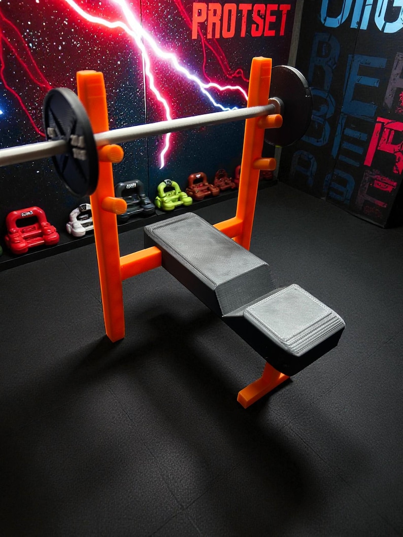 3d-printed Weight Bench Phone Stand: Gym Lover Desk Accessory - Etsy