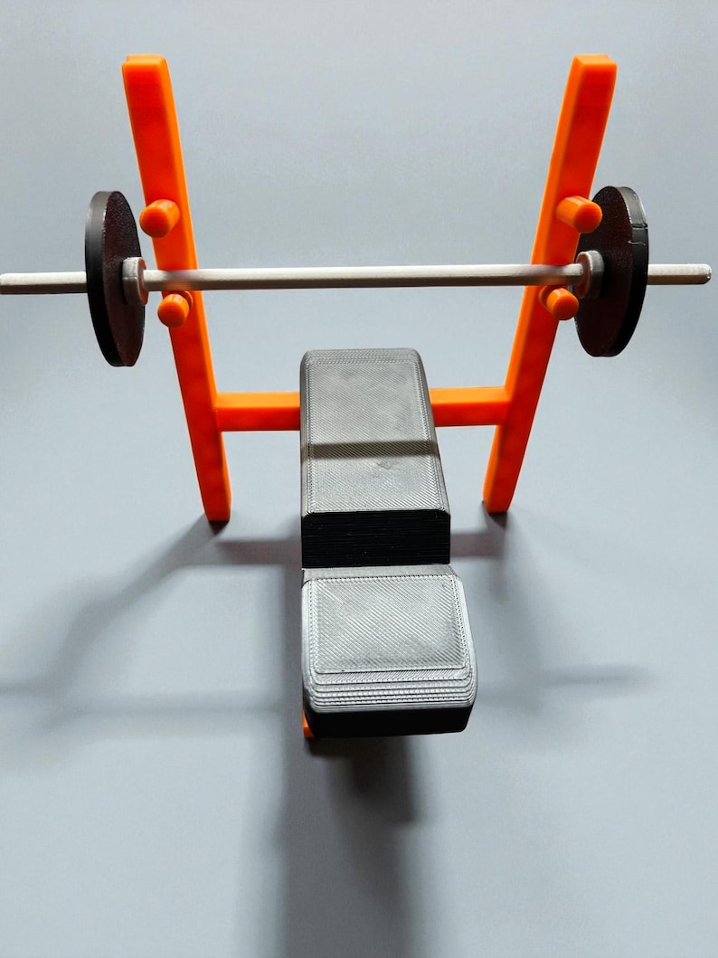 3d-printed Weight Bench Phone Stand: Gym Lover Desk Accessory - Etsy