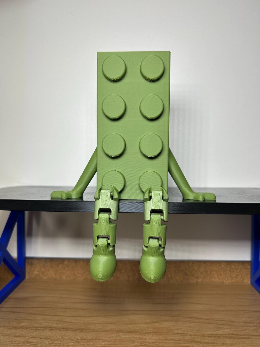 3D Printed Big Brick Buddy: Geeky Desk Figurine - Etsy