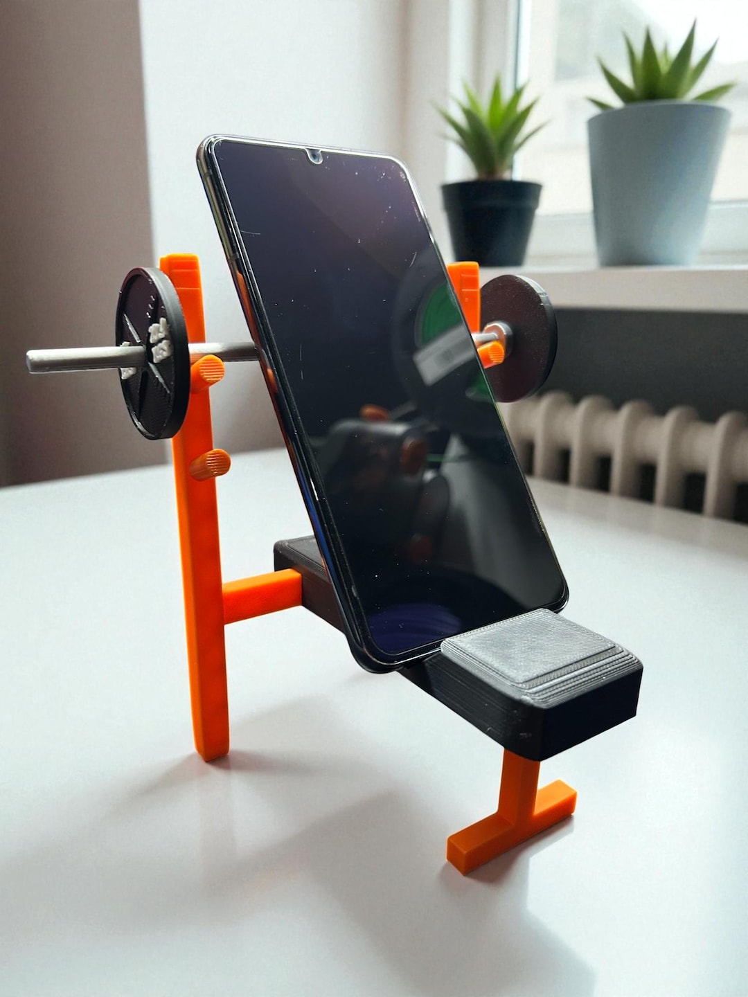 3d-printed Weight Bench Phone Stand: Gym Lover Desk Accessory - Etsy