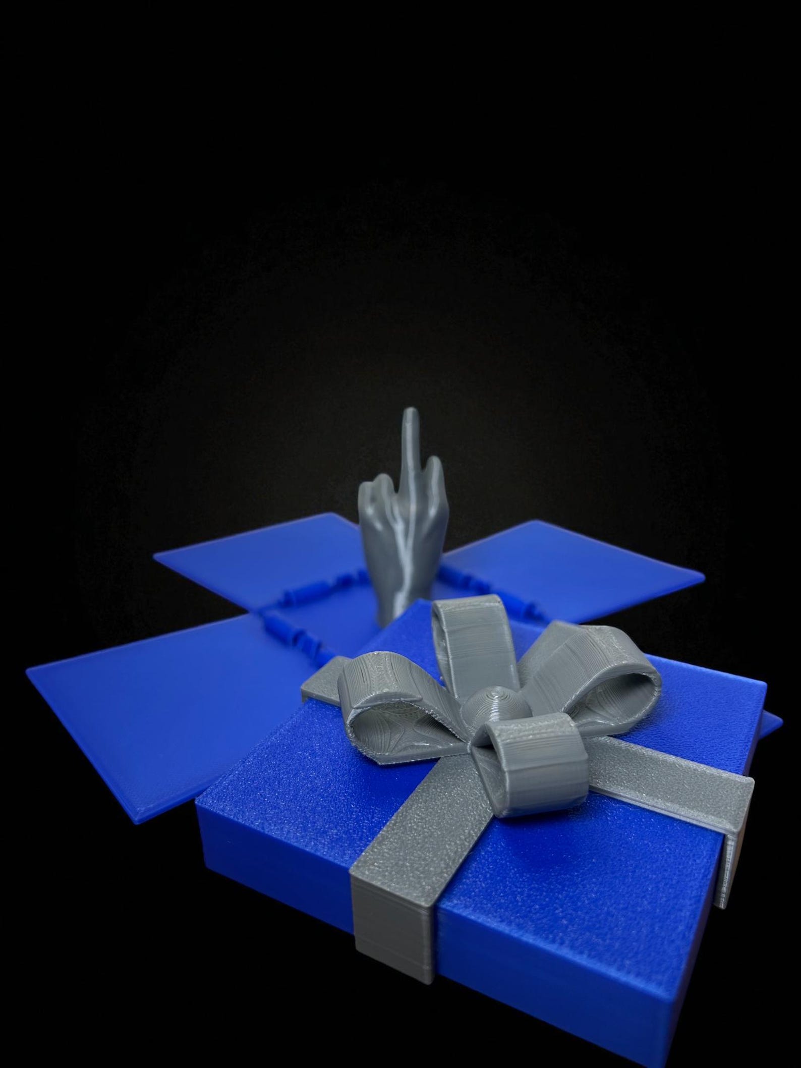 3D Printed Middle Finger Gift Box | Funny Prank Gag Gift - Etsy