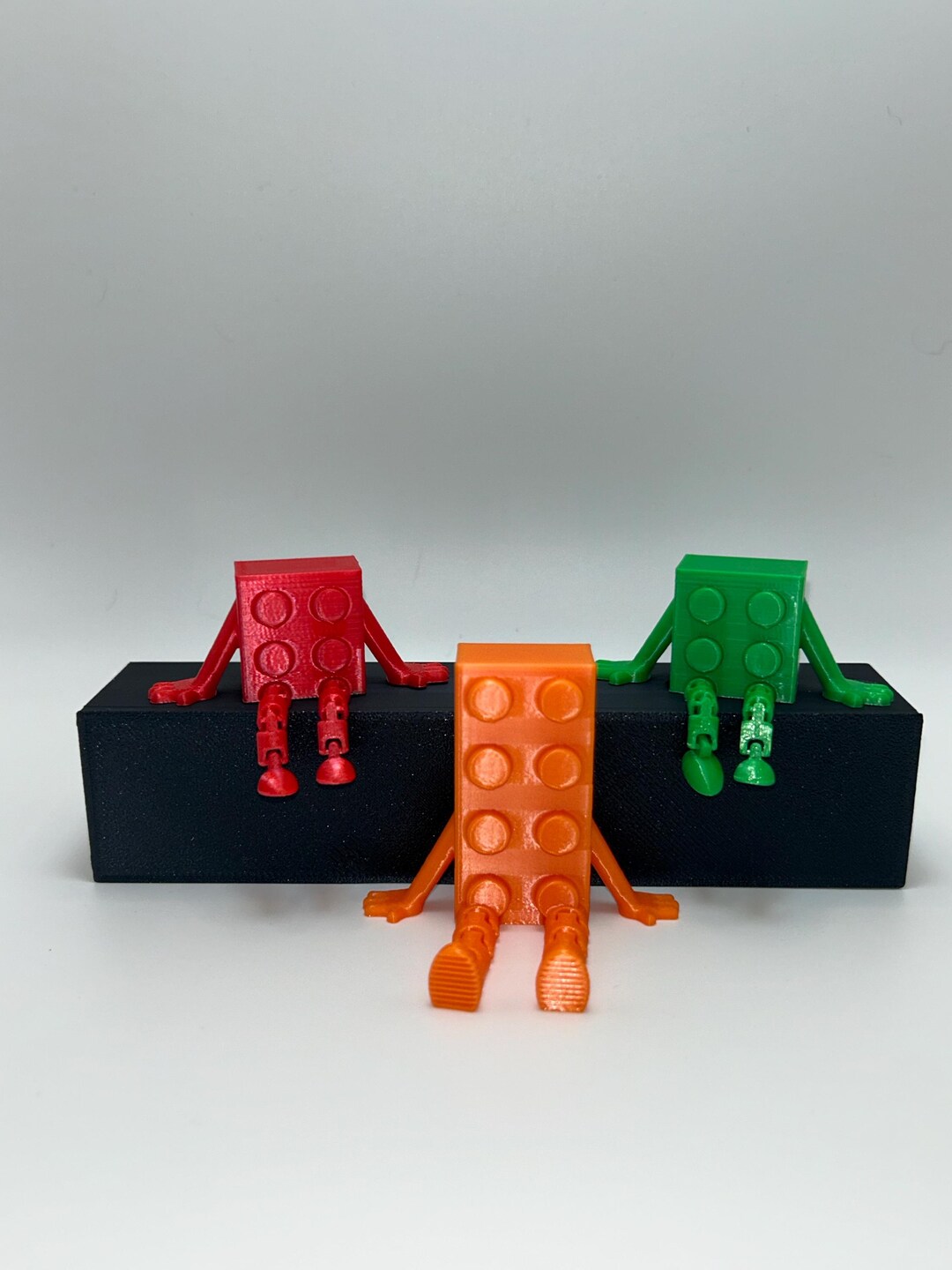 Mini Brick Buddy Jr. Figure: Custom 3D Printed Desk Toy - Etsy