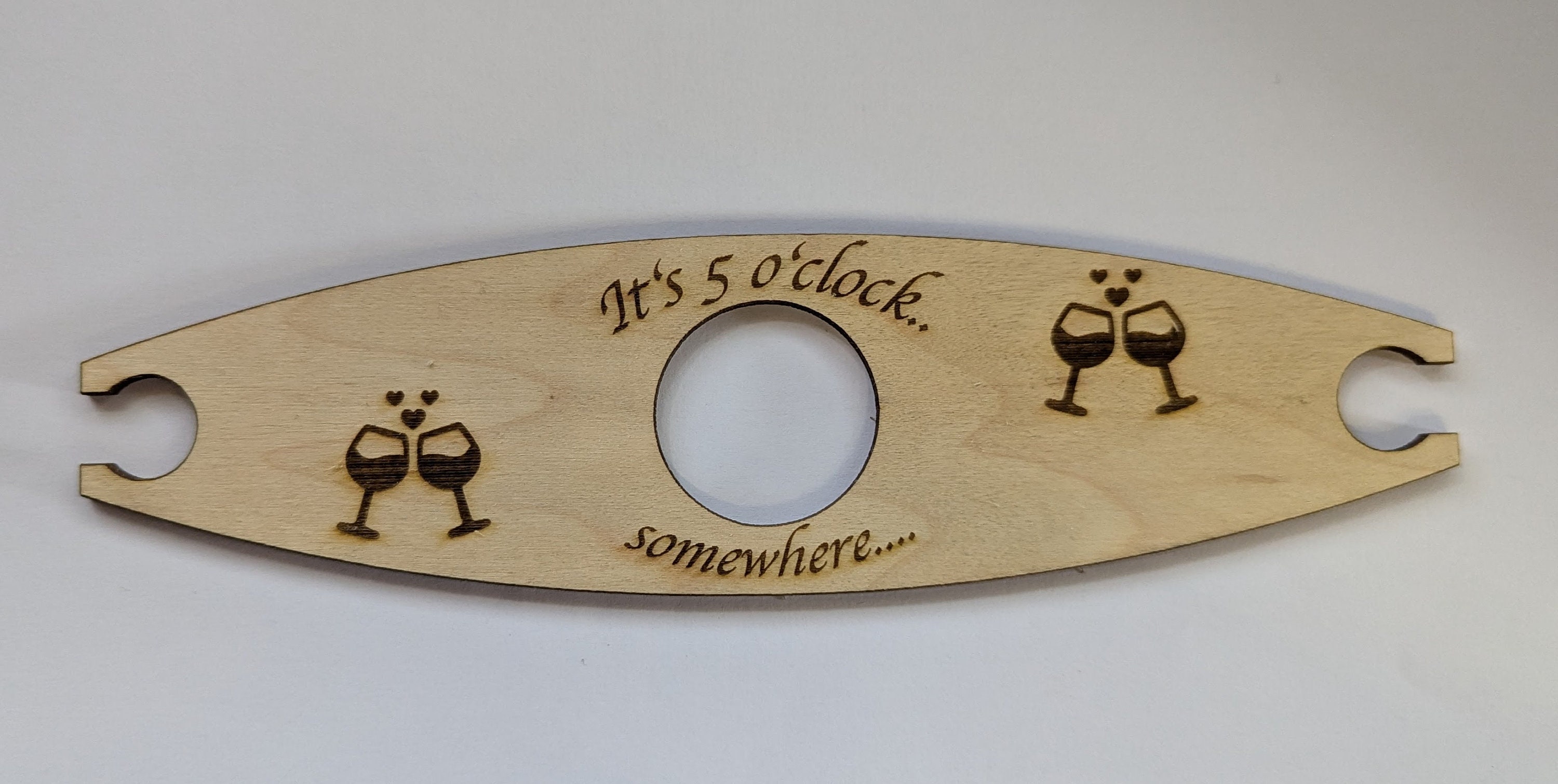 Personalised Handcrafted Wooden Wine Glass Butler | Perfect for Wine ...