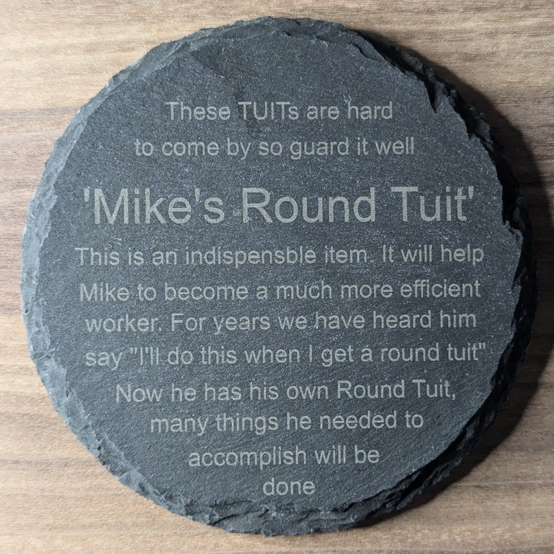 Round Tuit - Etsy Australia