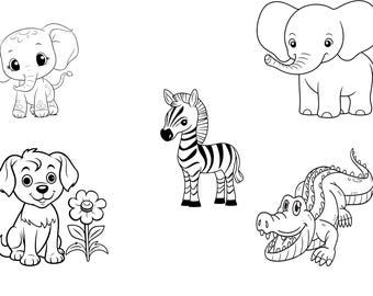 50 Safari Animals Coloring Pages for Kids Safari Coloring Pages Kids ...