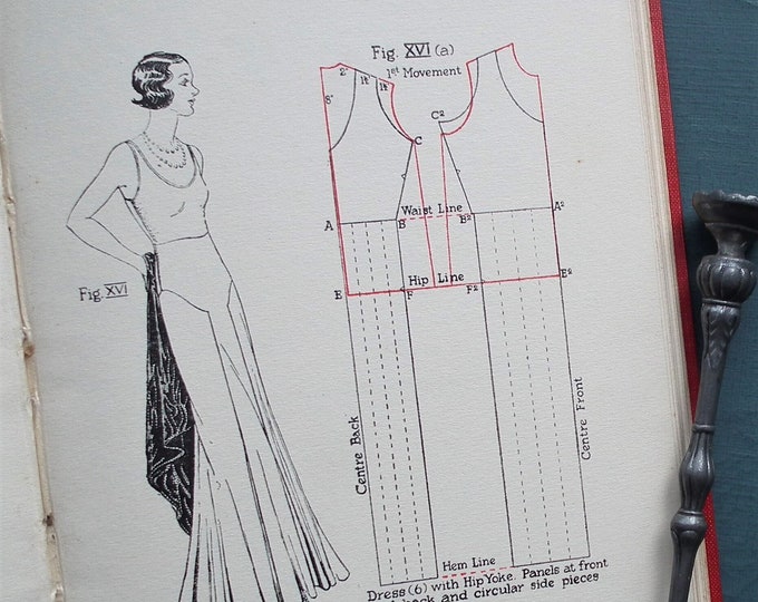 Dress Cutting Vintage 1930s Sewing Book Margaret C. Ralston Pattern ...