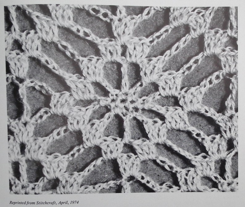 Vintage Crochet Pattern 1970s Women's Lacy Shawl Cobweb - Etsy