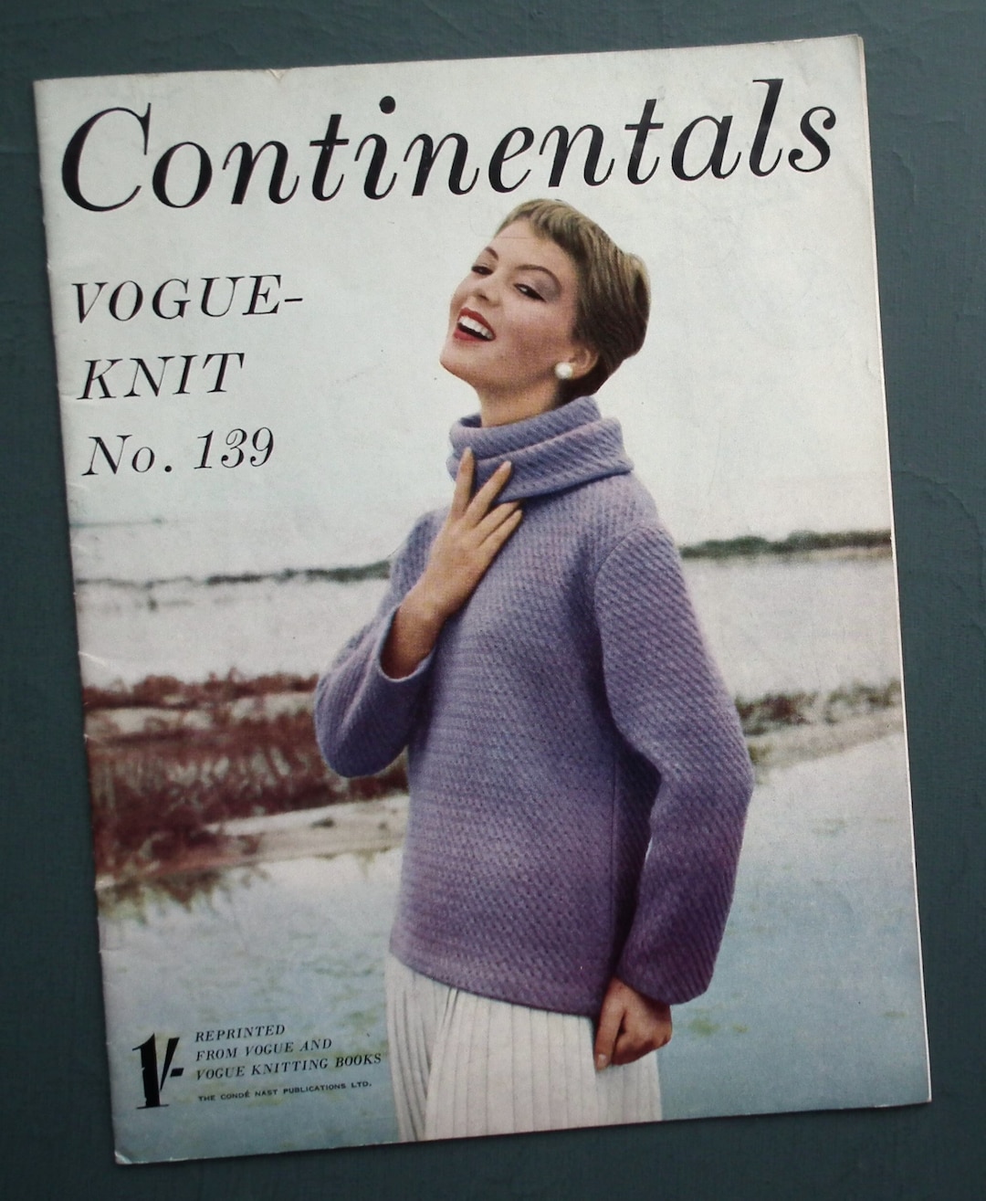 Vintage 1950s Vogue Knitting Patterns Vogue-knit No. 139 Continentals ...