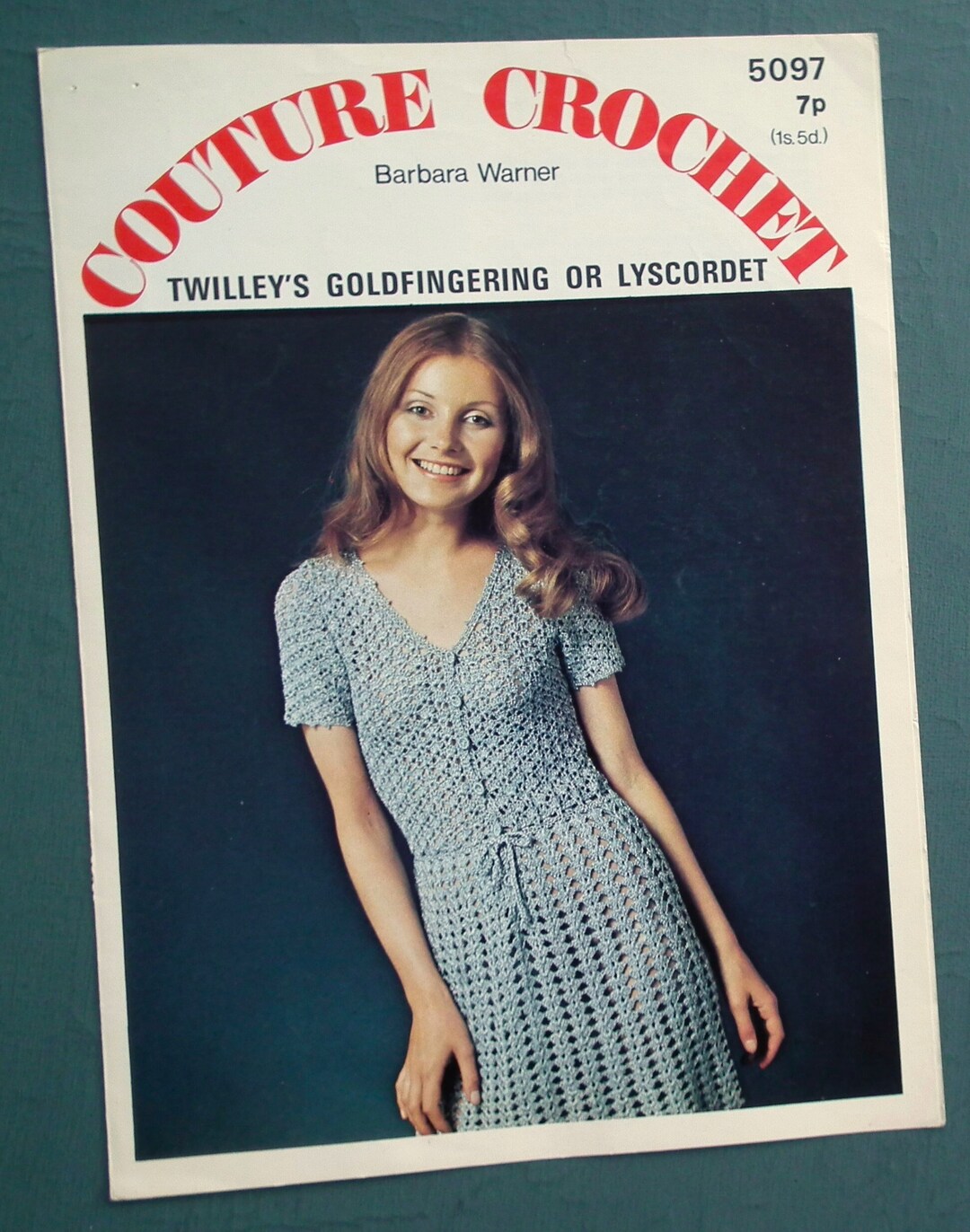 Vintage Pattern 1960s 1970s Barbara Warner Designer Couture Crochet ...