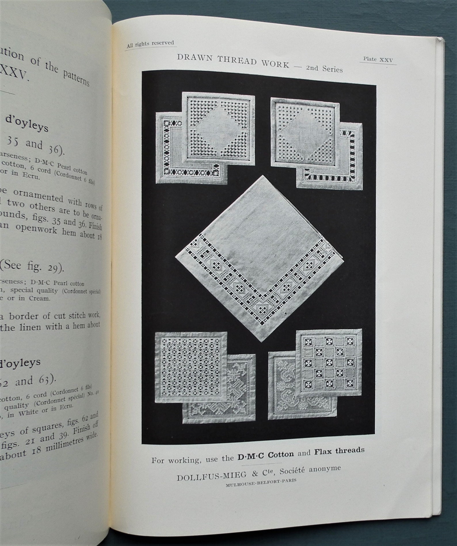 Drawn Thread Work Iind 2nd Series Antique Vintage Sewing Book - Etsy