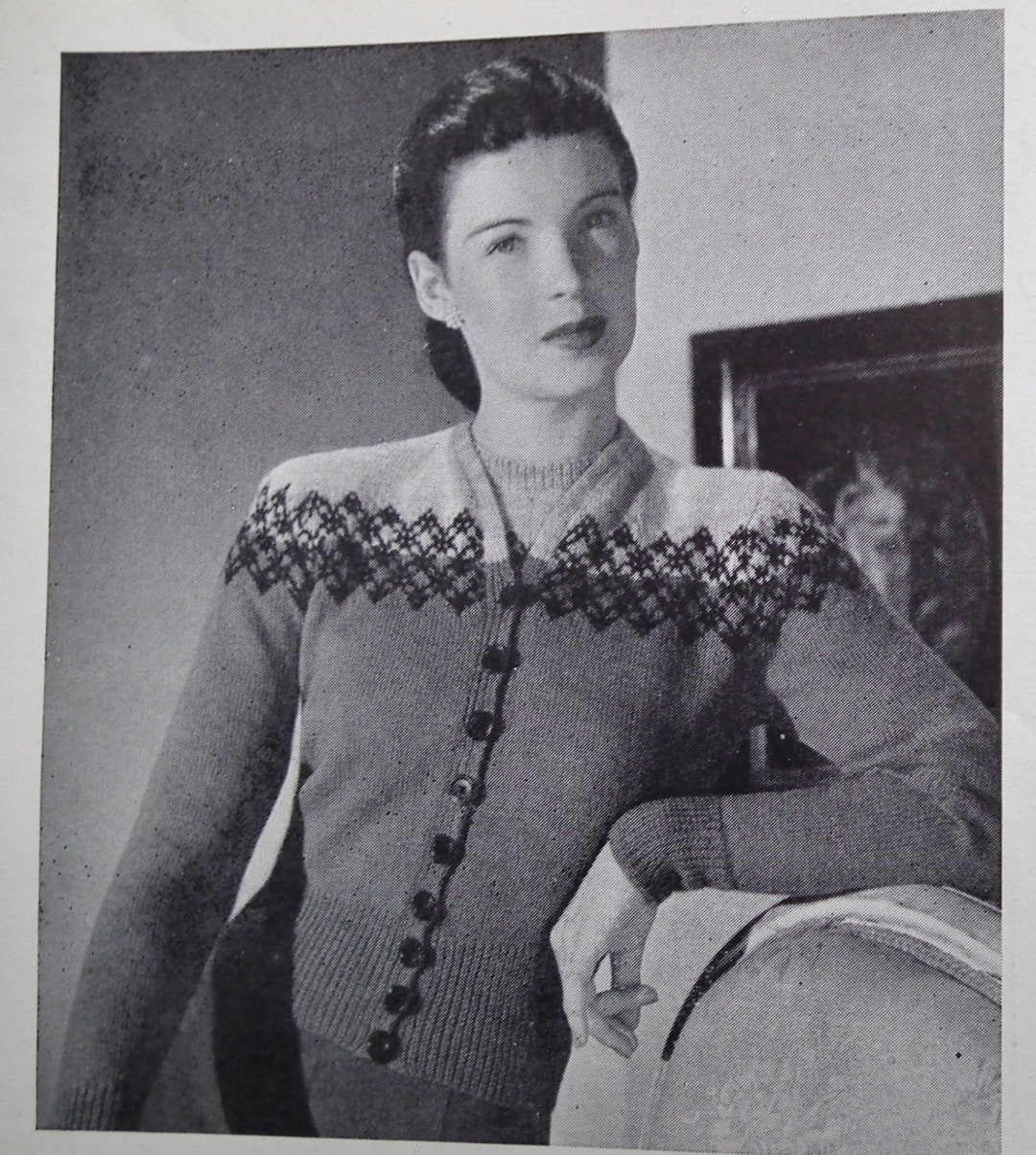 Vintage 40s Stitchcraft January 1948 Knitting Sewing Magazine Original ...