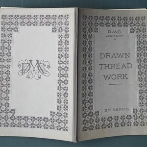 Drawn Thread Work Iind 2nd Series Antique Vintage Sewing Book 1920s ...